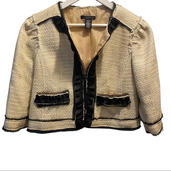 Apostrophe | Jackets & Coats | Apostrophe Tweed Cropped Jacket | Poshmark